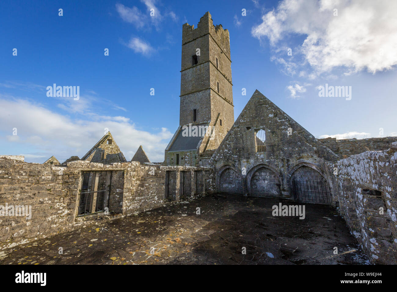old Moyne Abbey near Killala, Co Mayo, Ireland Stock Photo - Alamy