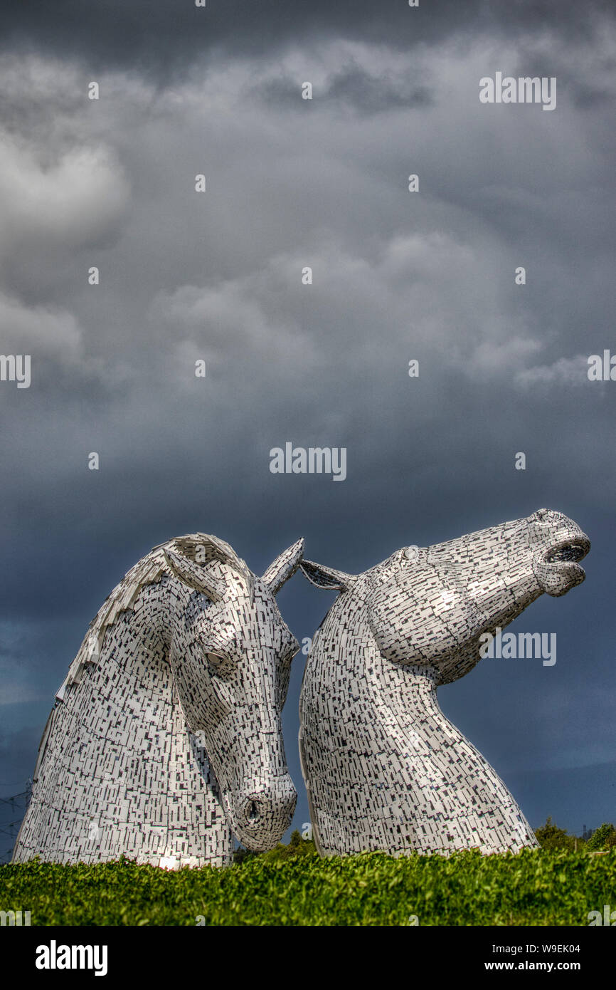 The Kelpies at the Helix, Falkirk, Scotland Stock Photo - Alamy