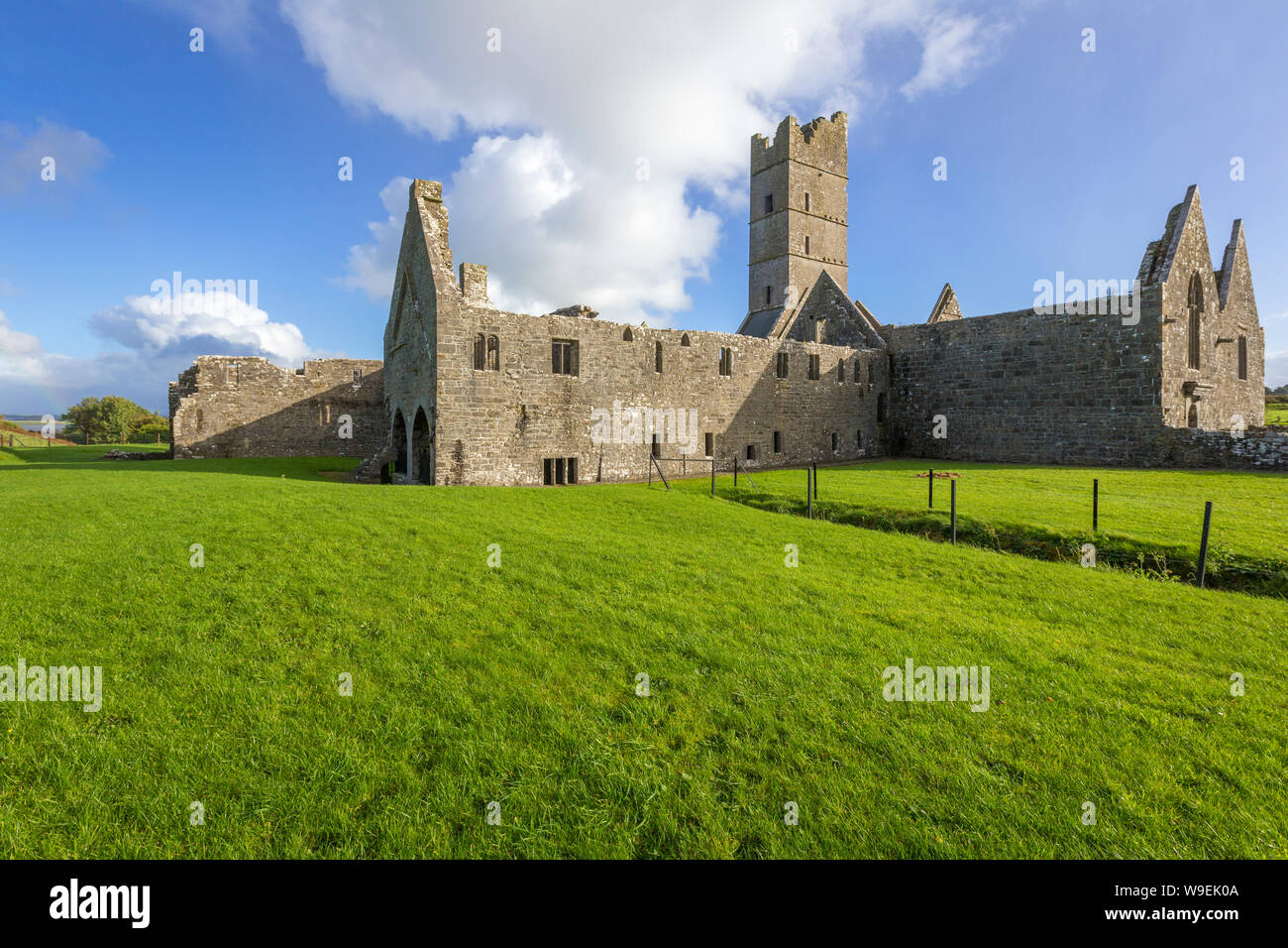 old Moyne Abbey near Killala, Co Mayo, Ireland Stock Photo - Alamy