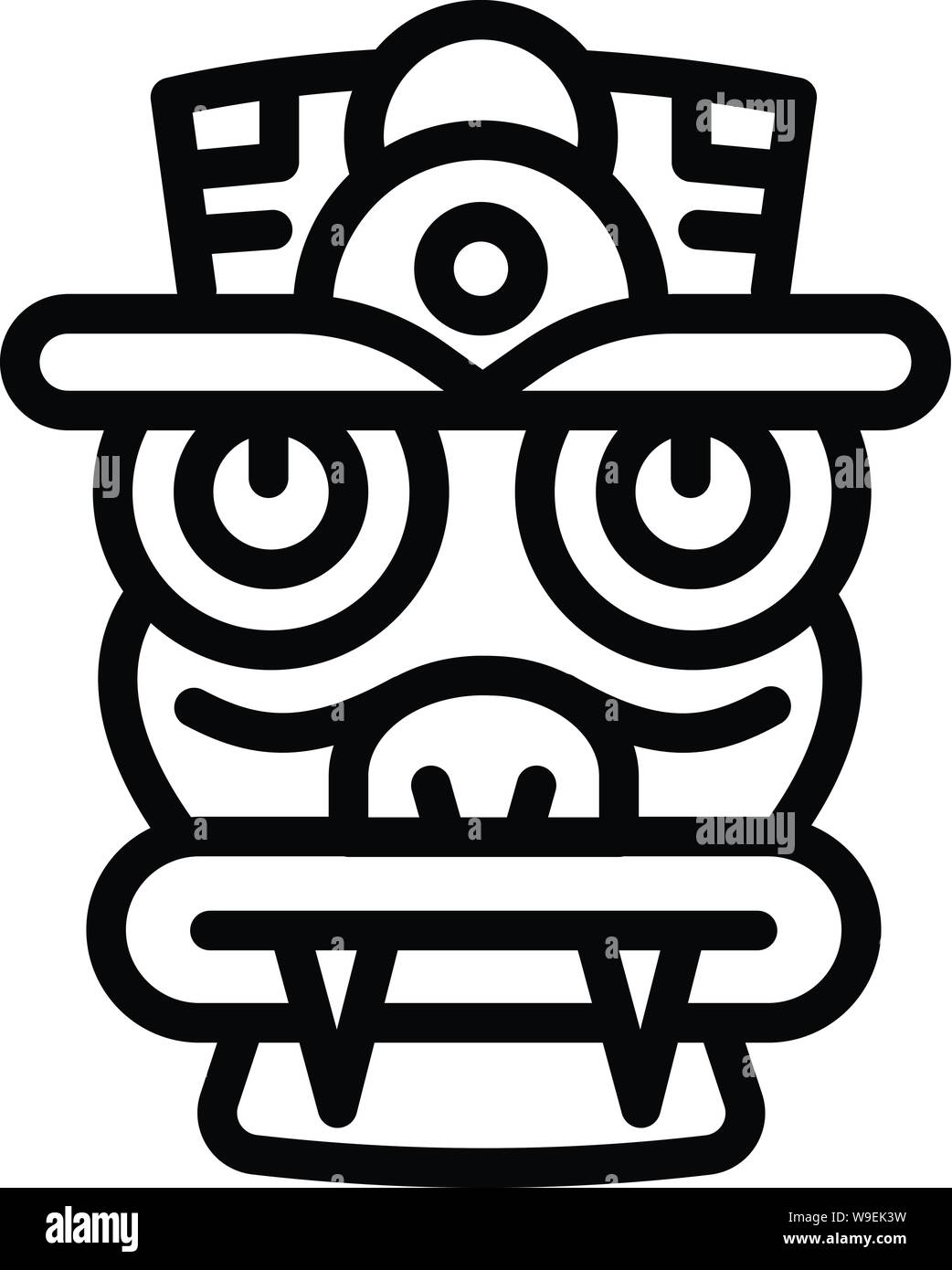 Decor idol icon. Outline decor idol vector icon for web design isolated ...