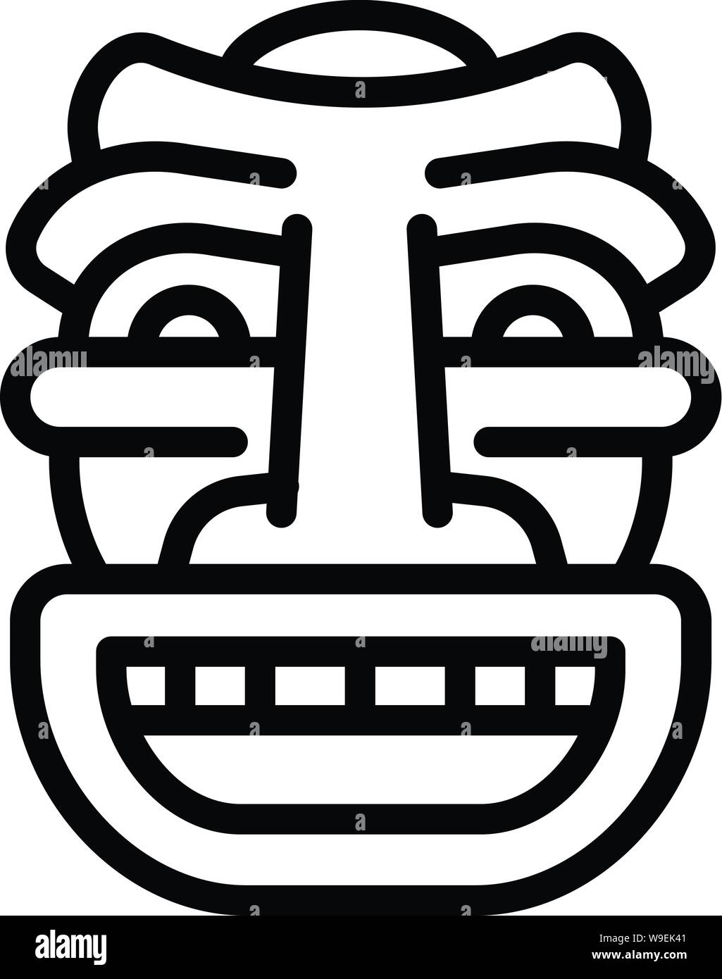 Ritual idol icon. Outline ritual idol vector icon for web design ...