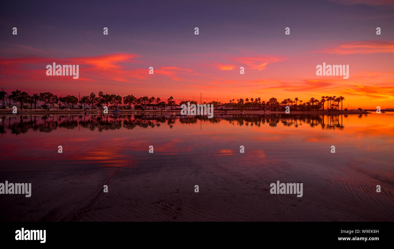Beautiful sunset in spanish hi-res stock photography and images - Alamy