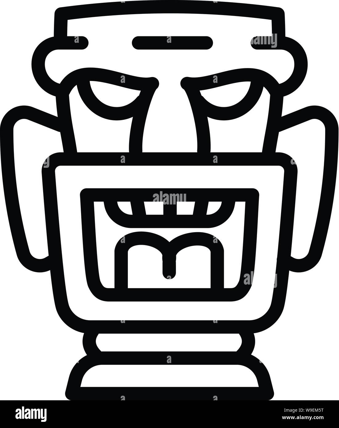 Artwork idol icon. Outline artwork idol vector icon for web design ...