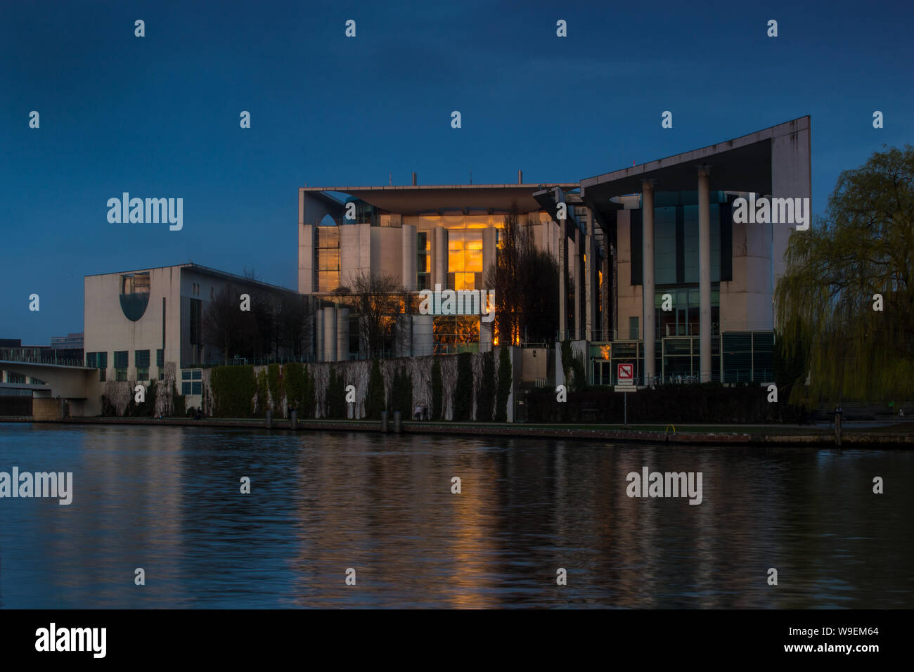 Backside German Federal Chancellery Building, Berlin Stock Photo - Alamy