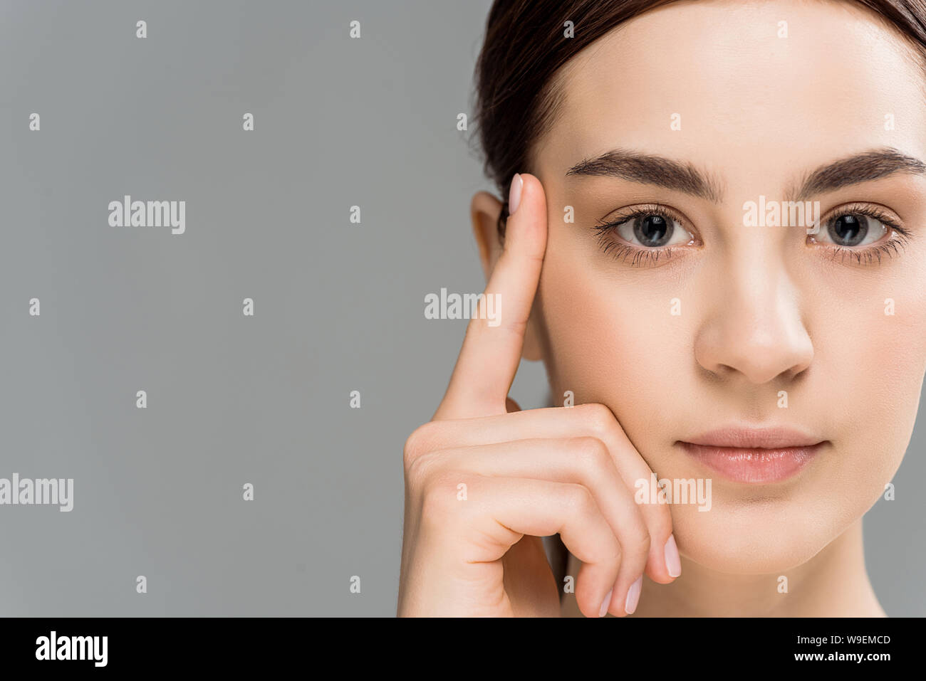 Touching temple hi-res stock photography and images - Alamy