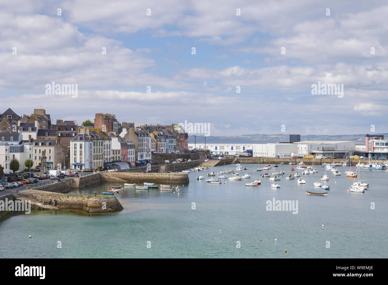 The harbor in Douarnenez in Finistere, Brittany, France Stock Photo - Alamy