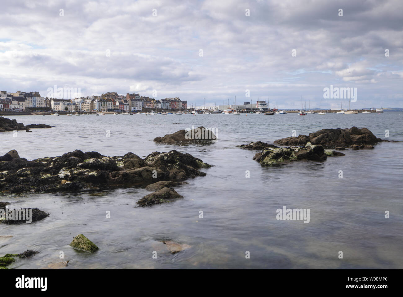 The harbor in Douarnenez in Finistere, Brittany, France Stock Photo - Alamy