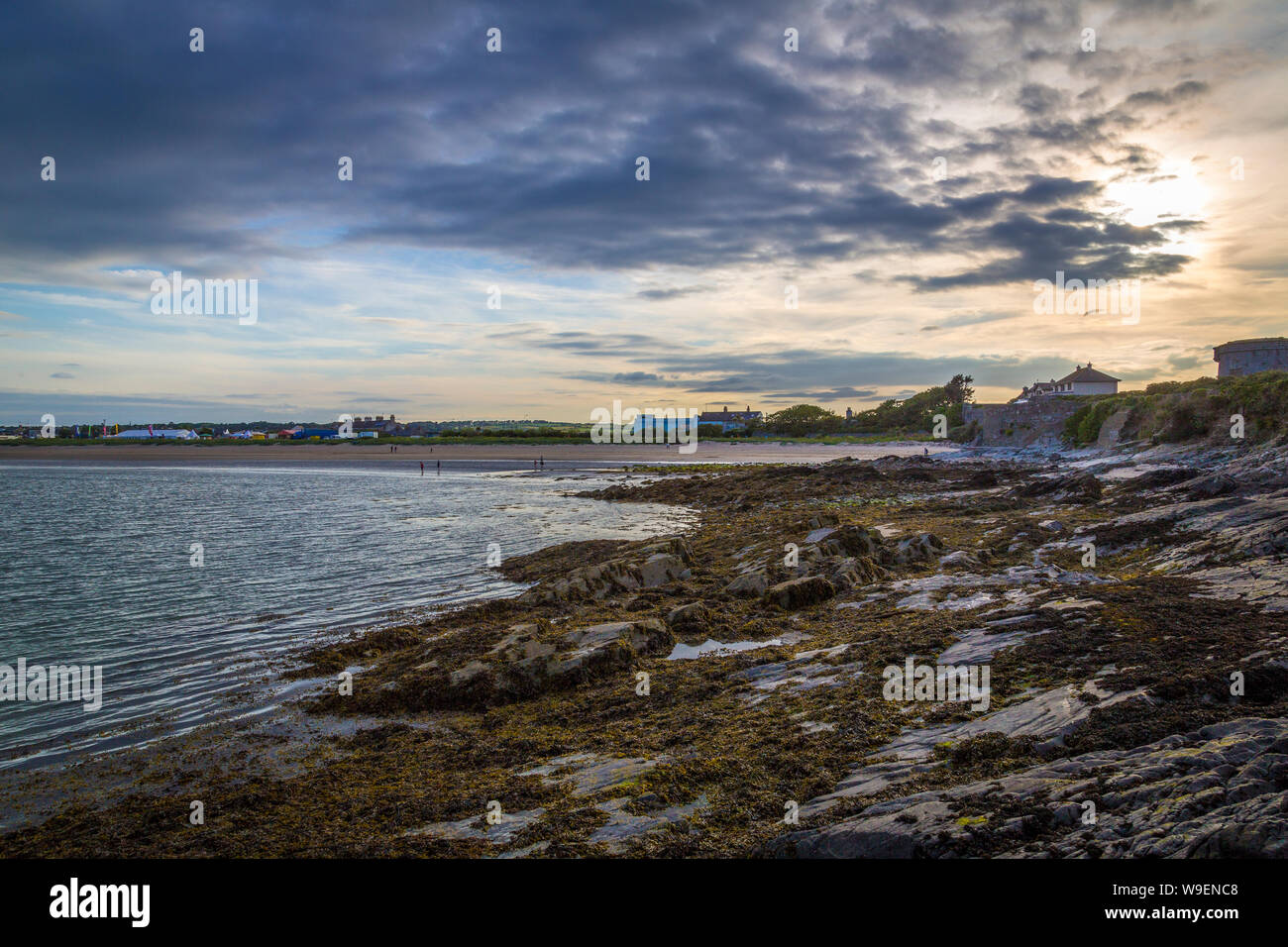 colorful sunset at Skerries, Co Dublin, Ireland Stock Photo - Alamy