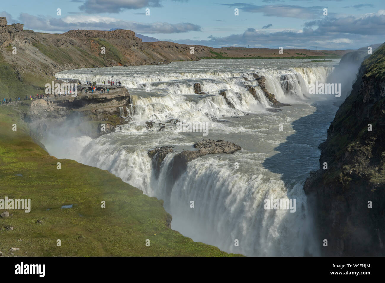 Iceland gullfoss waterfall island hi-res stock photography and images ...