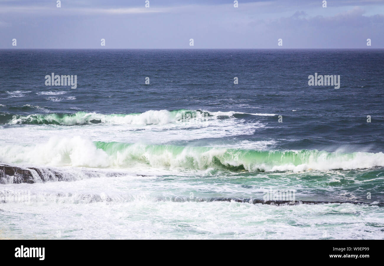 Atlantic Ocean Mullaghmore Co Sligo Ireland High Resolution Stock ...