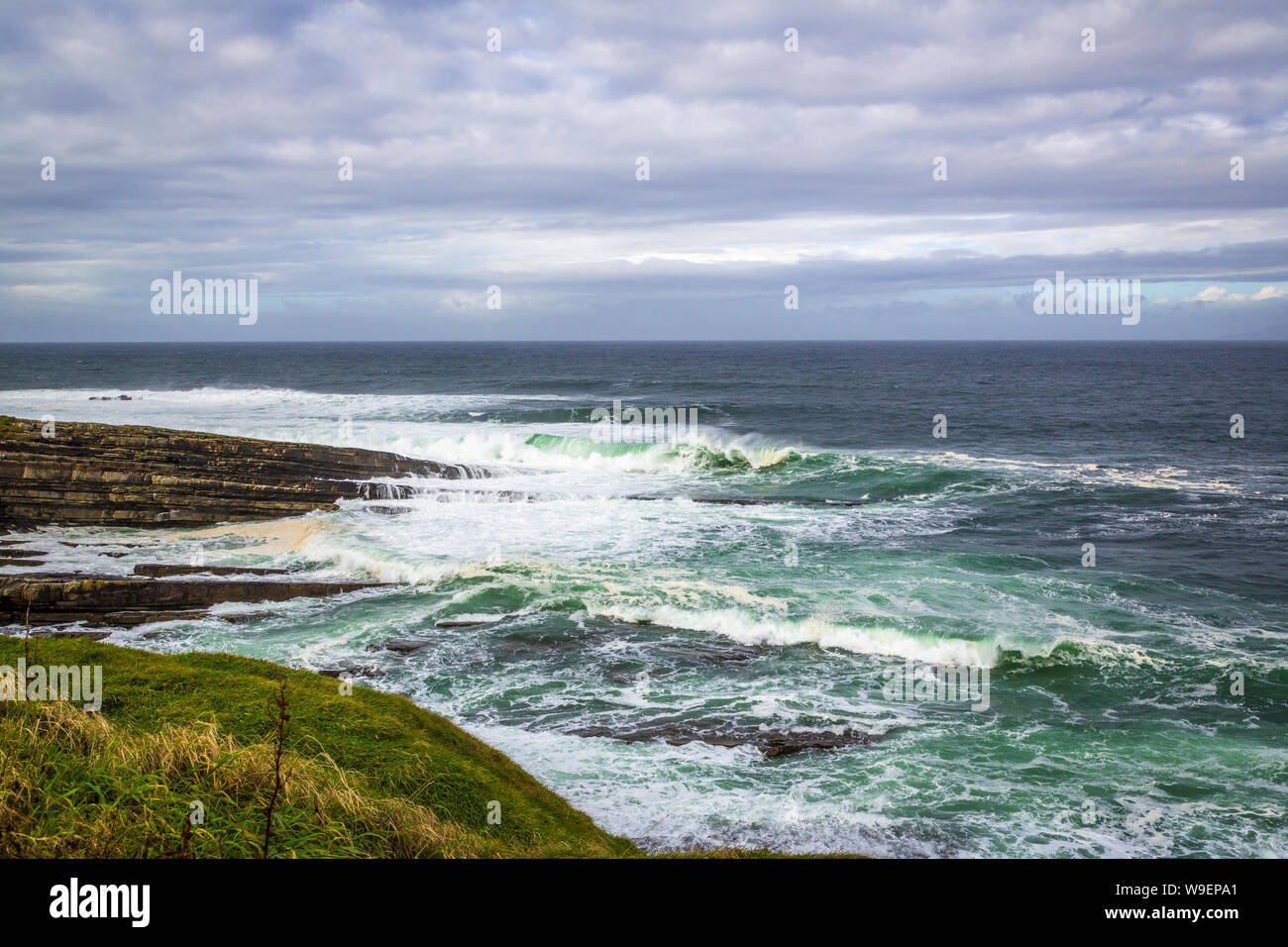Atlantic Ocean Mullaghmore Co Sligo Ireland High Resolution Stock ...