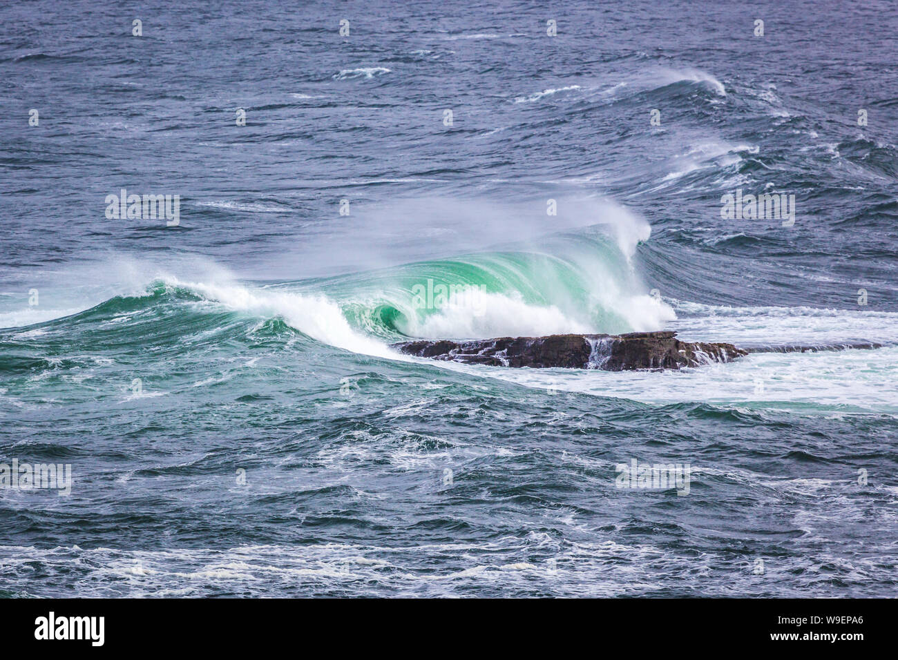 Atlantic Ocean Mullaghmore Co Sligo Ireland High Resolution Stock ...