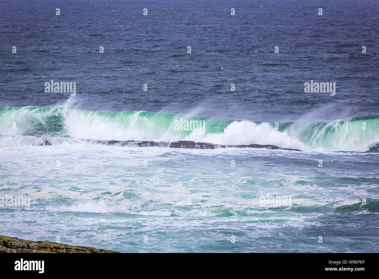 Atlantic Ocean Mullaghmore Co Sligo Ireland High Resolution Stock ...