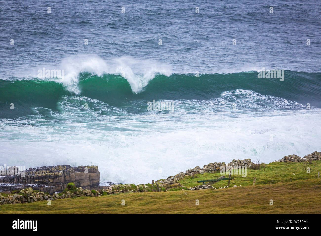 Atlantic Ocean Mullaghmore Co Sligo Ireland High Resolution Stock ...