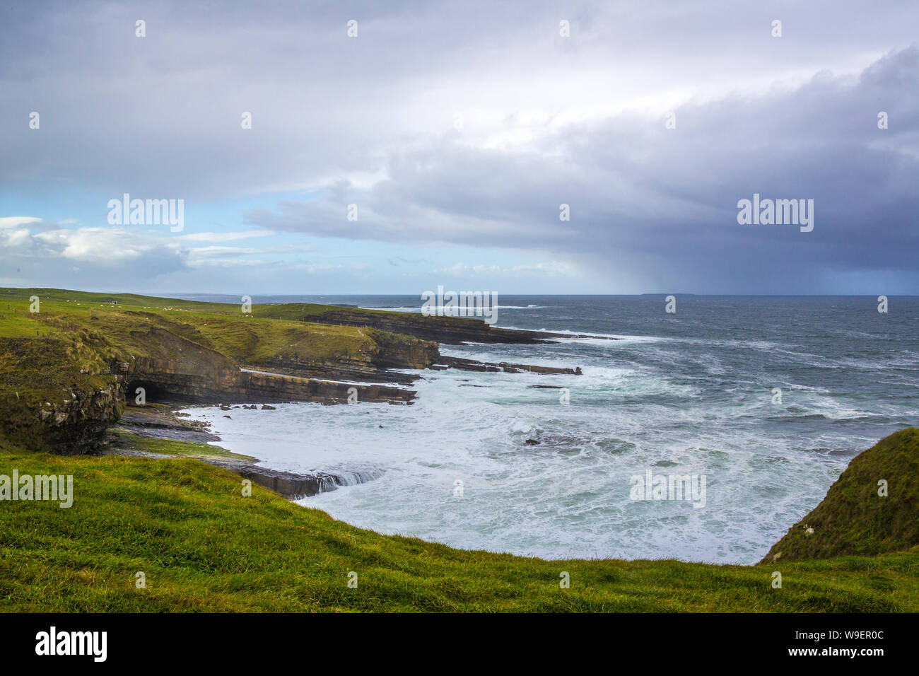 Atlantic Ocean Mullaghmore Co Sligo Ireland High Resolution Stock ...