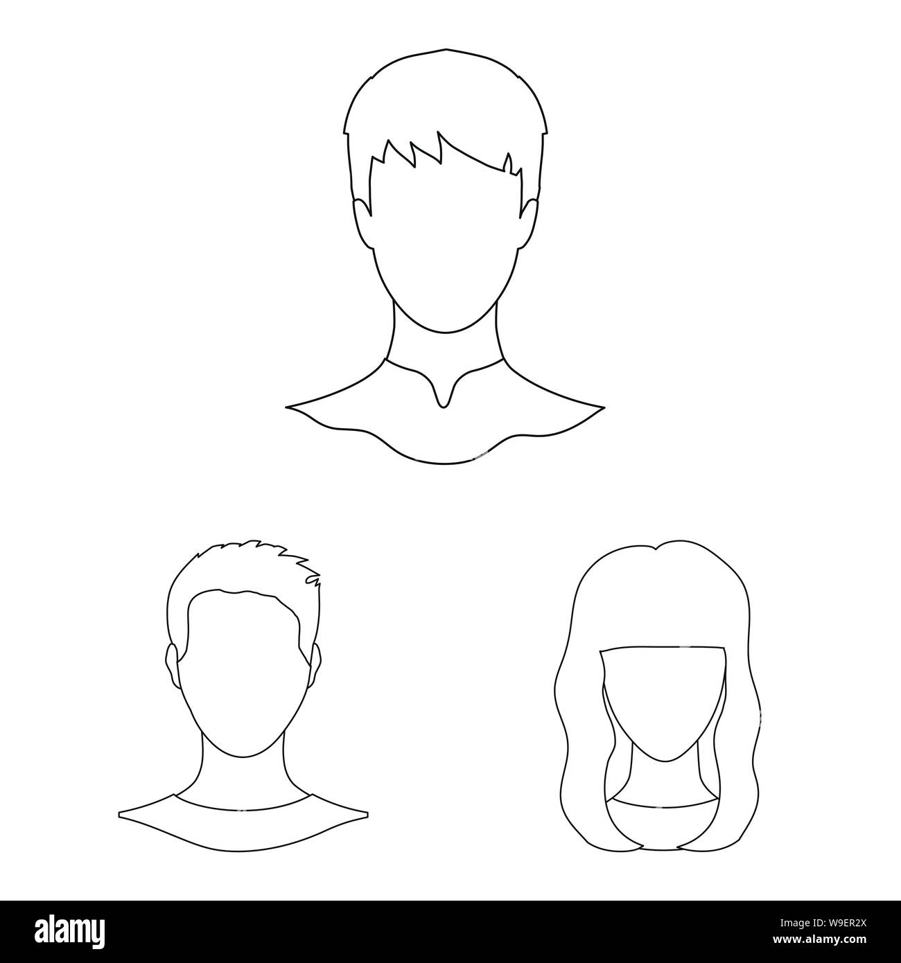 Isolated object of professional and photo logo. Collection of ...