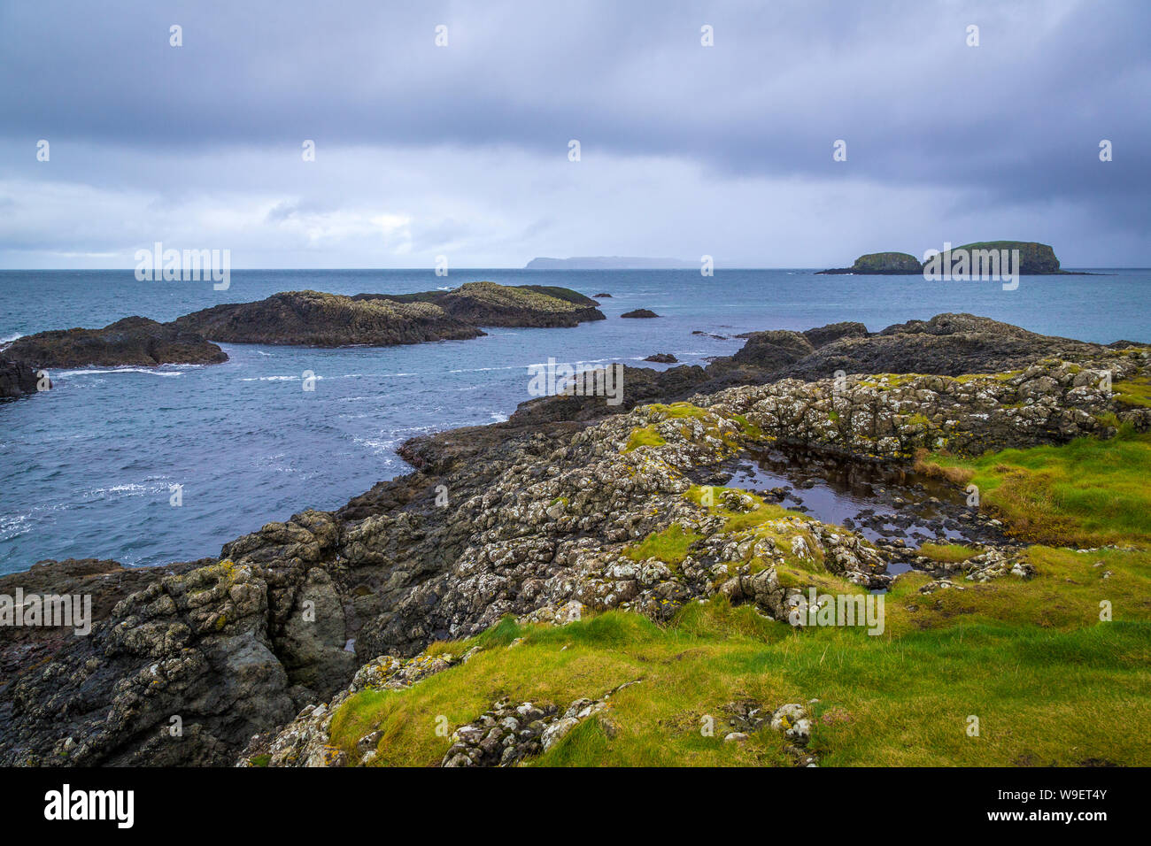 Ballintoy Harbour at the Antrim Coast, Northern Ireland Stock Photo - Alamy