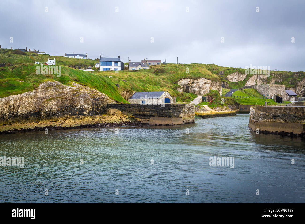 Ballintoy Harbour at the Antrim Coast, Northern Ireland Stock Photo - Alamy