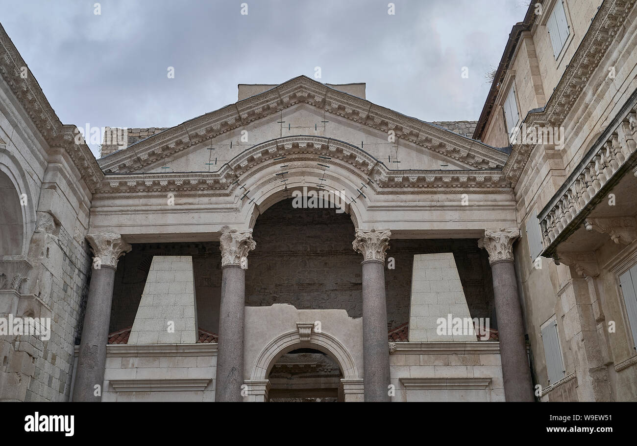 Streets of Split city. Croatia Stock Photo - Alamy