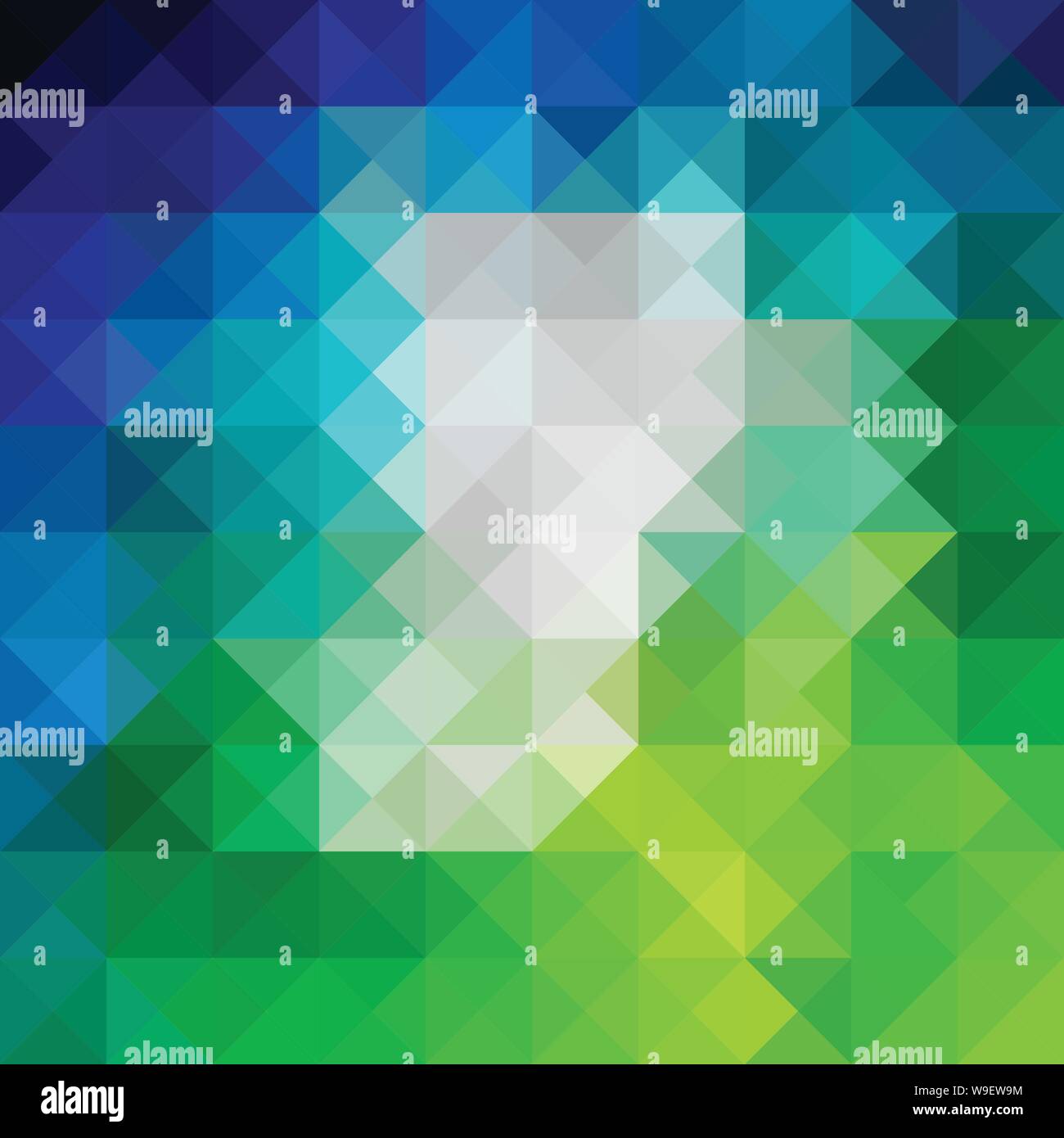 Blue triangle pattern hi-res stock photography and images - Alamy