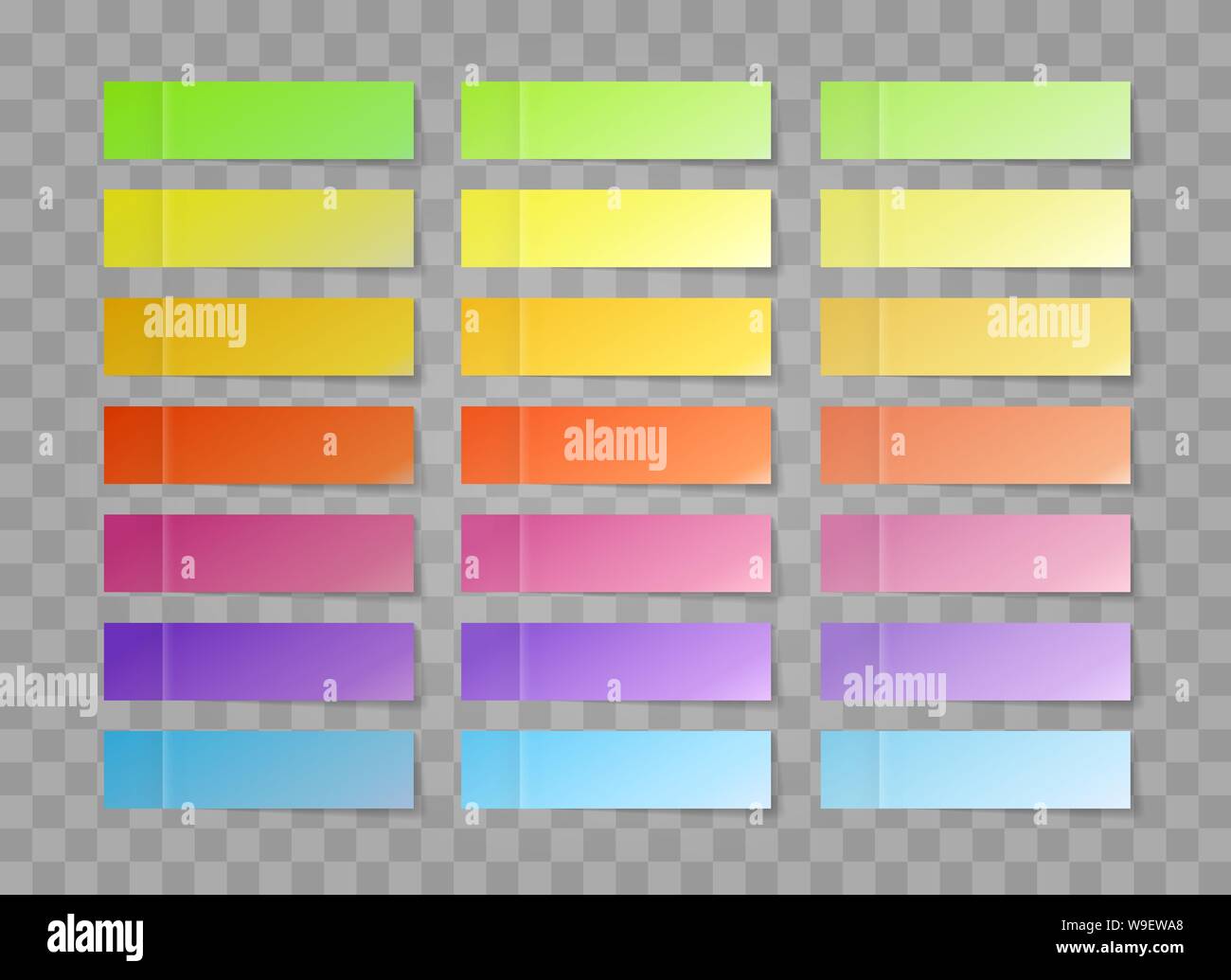 Post note paper stickers Stock Vector Image & Art - Alamy