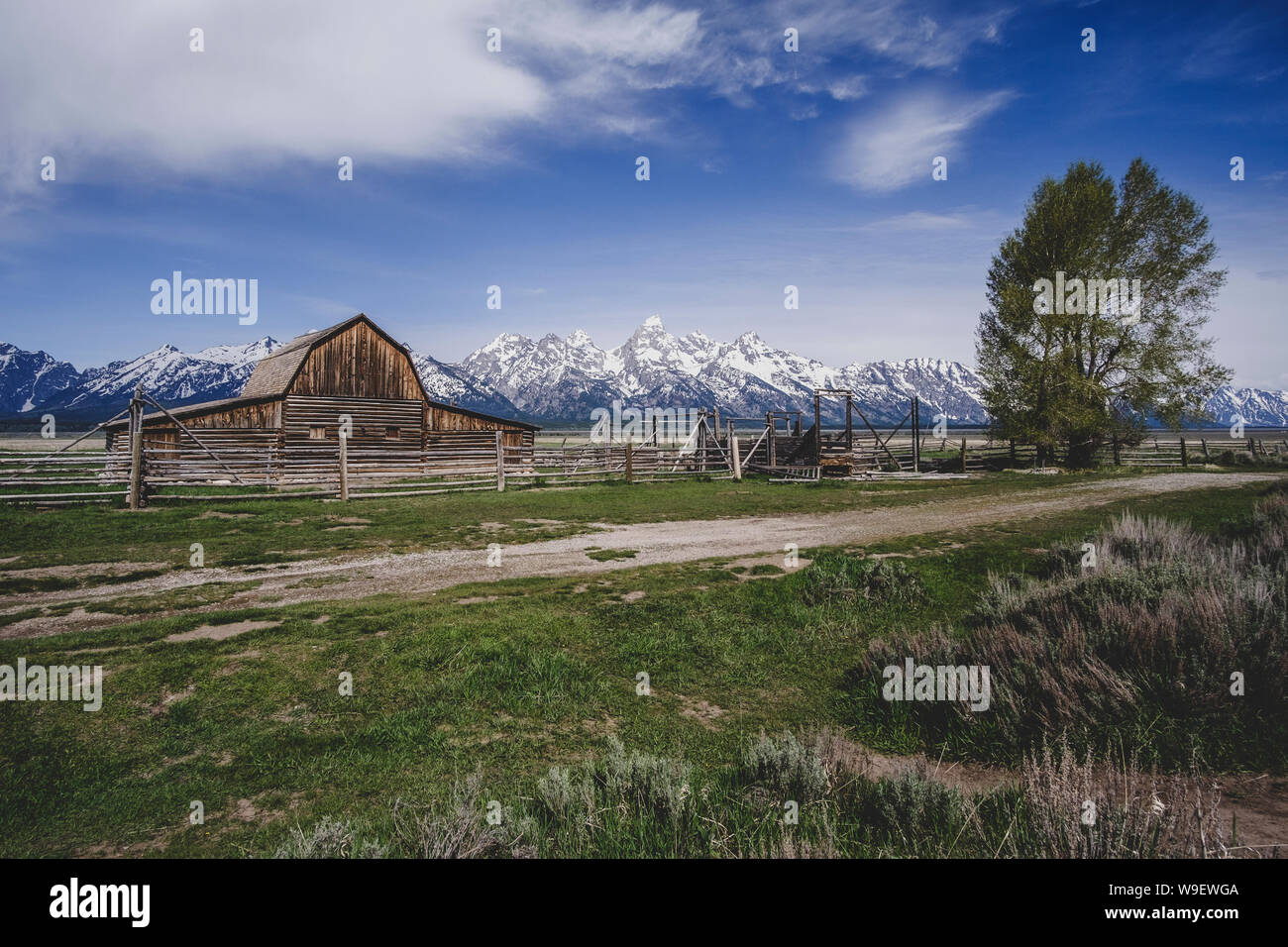 Mormon row historic wyoming hi-res stock photography and images - Alamy