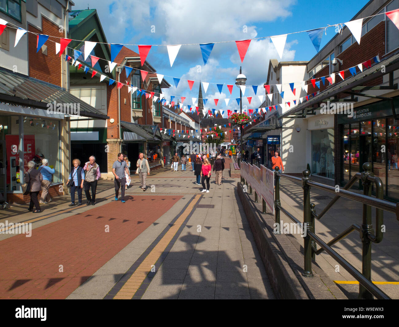 Three Spires Shopping Centre Lichfield UK Stock Photo - Alamy