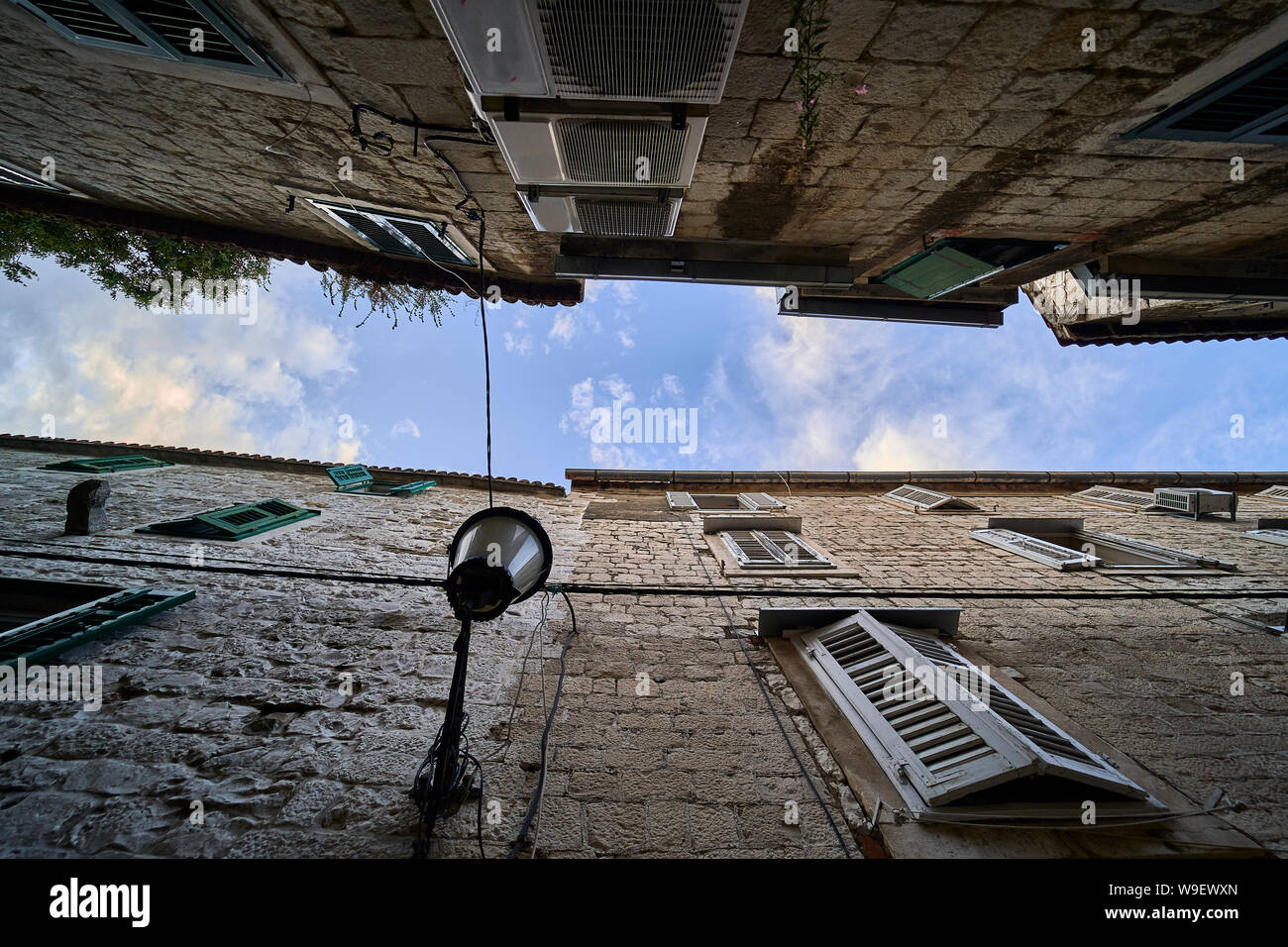 Streets of Split city. Croatia Stock Photo - Alamy