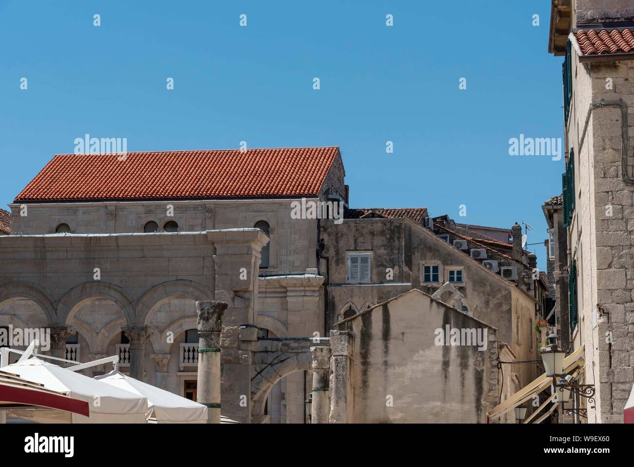 Summer in Split in Croatia Stock Photo - Alamy