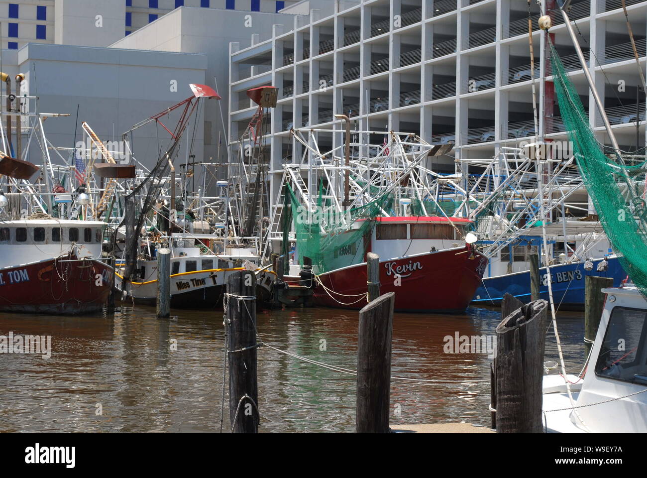 Boats in Harbor Stock Photo - Alamy