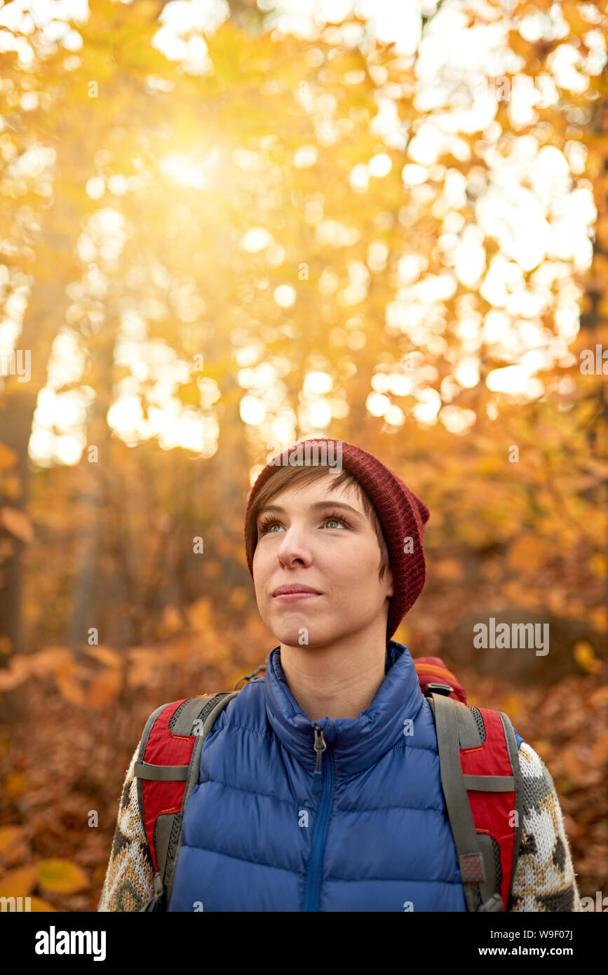 Fall backpack hi-res stock photography and images - Alamy