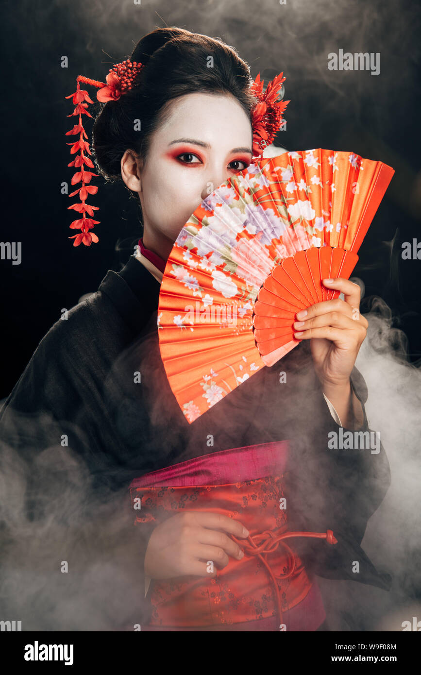 Traditional Japanese Geisha Fan