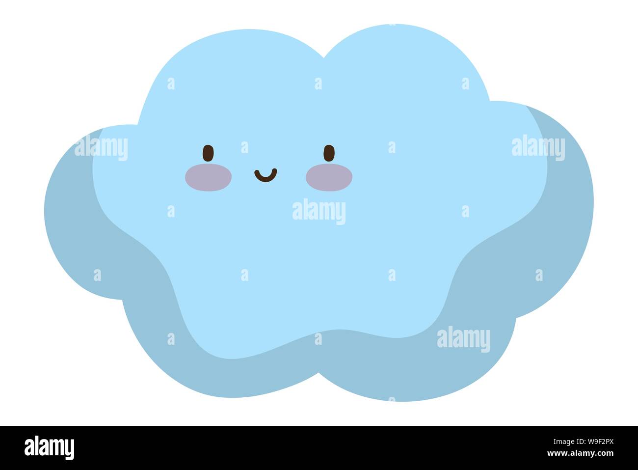Cloud cartoon design, Weather sky nature climate cloudy season and ...