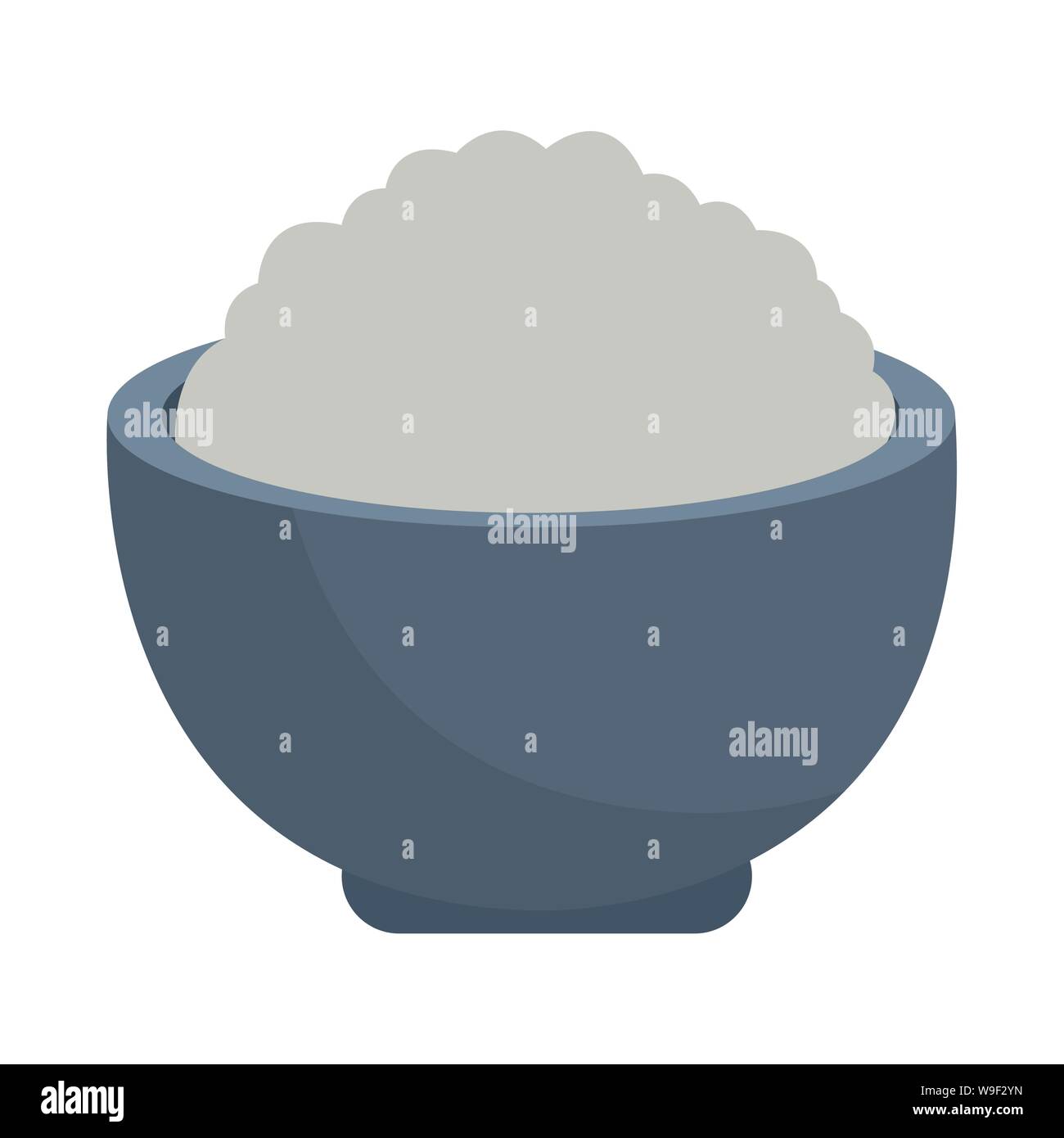 Boiled sticky rice Stock Vector Images - Alamy