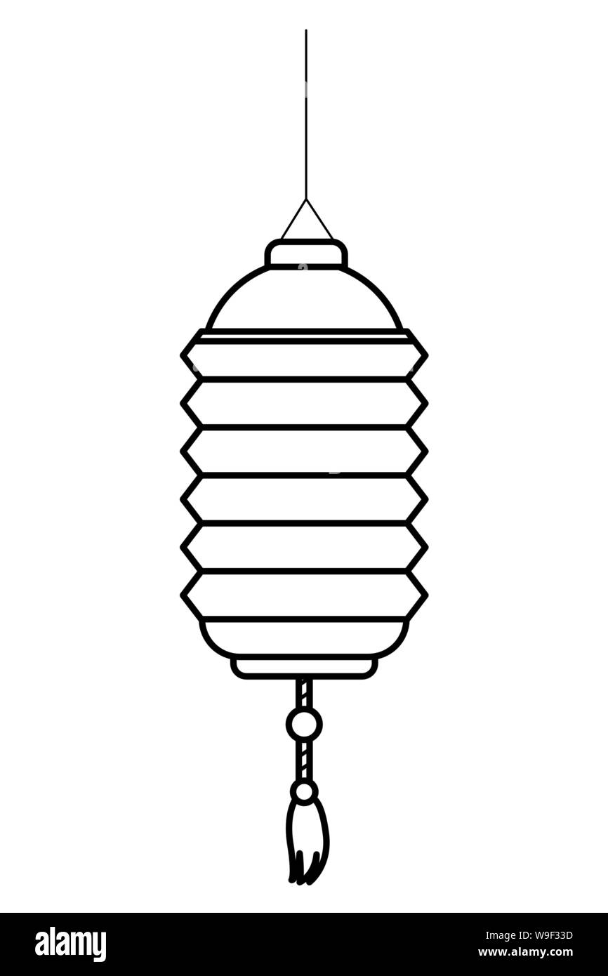 Hanging lamp in black Cut Out Stock Images & Pictures - Alamy