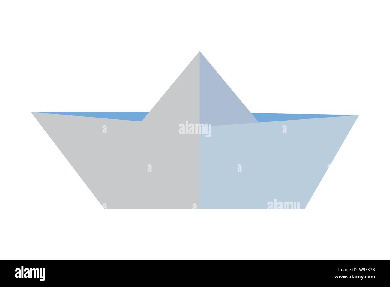 Paper boat craft isolated cartoon symbol Stock Vector Image & Art - Alamy