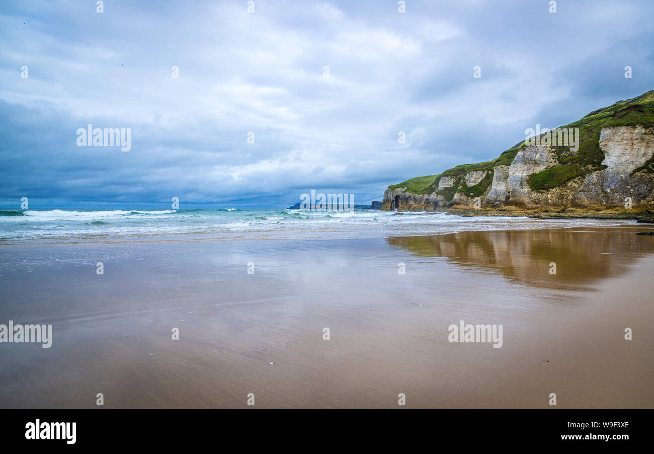 White Rocks sandy beach near Portrush, Co Antrim Stock Photo - Alamy