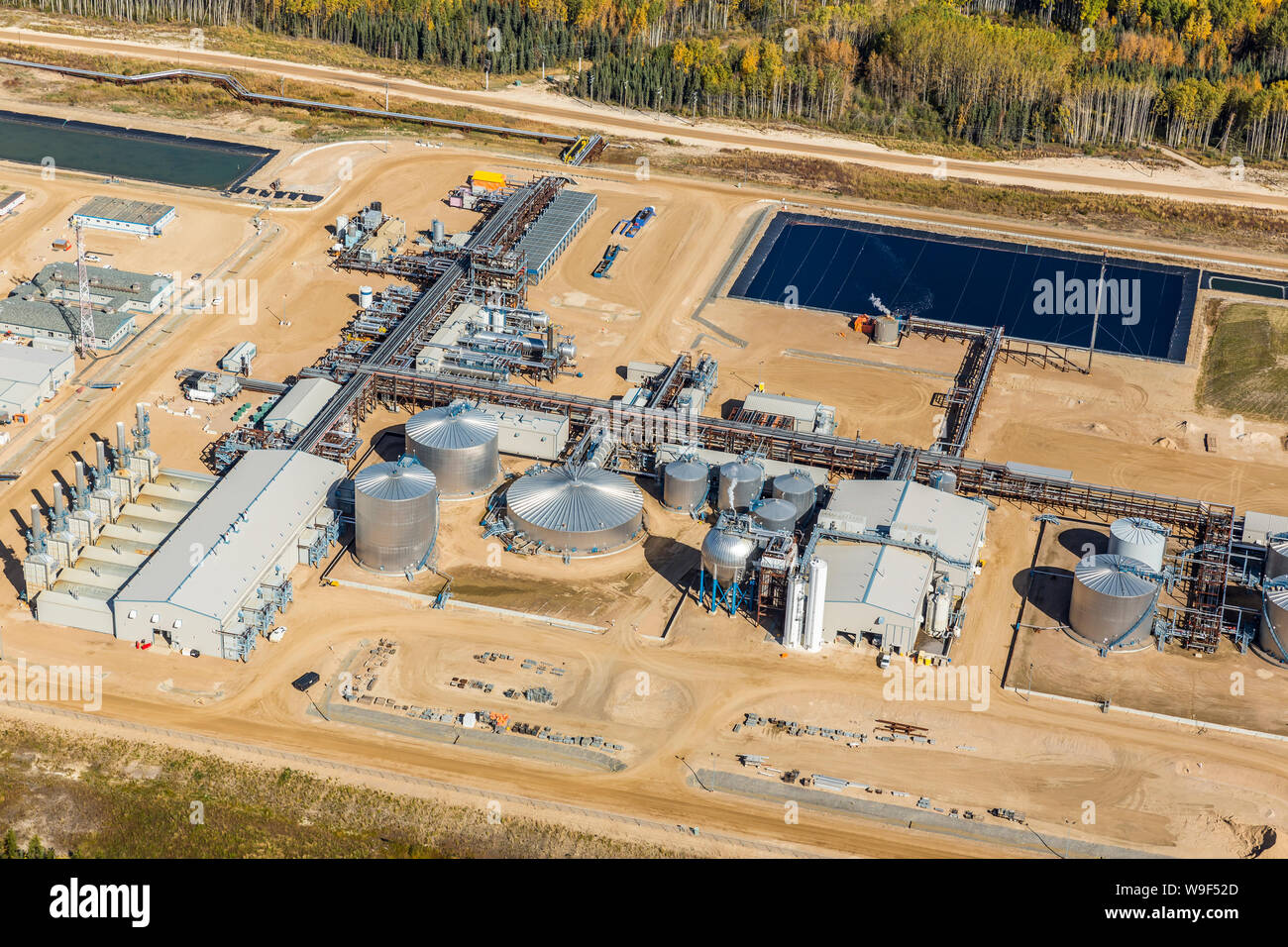 Aerial photo of Devon Jackfish Two SAGD (Steam Assisted Gravity ...