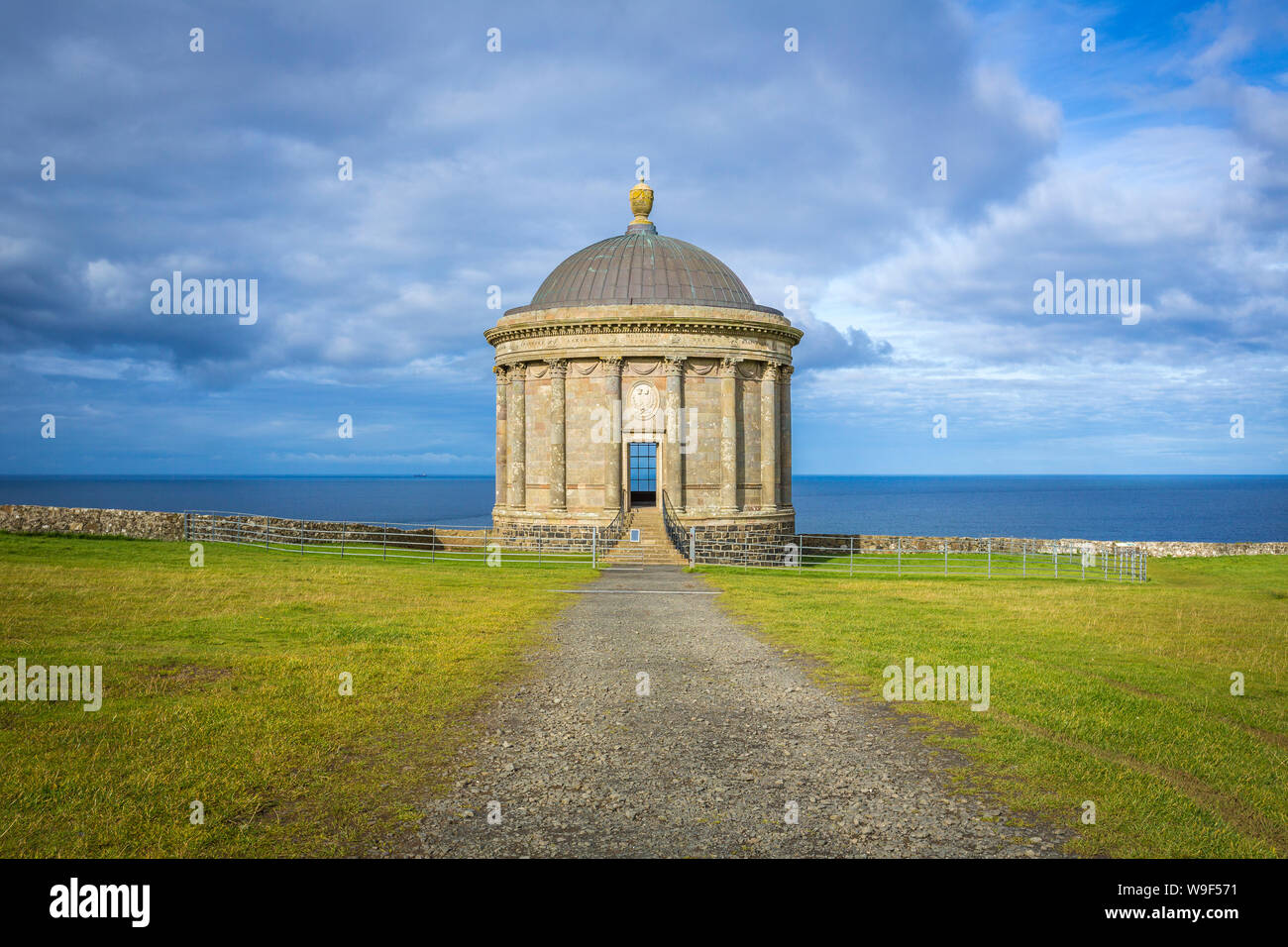 Mussenden Temple near Castlerock, Co Derry, Northern Ireland Stock ...