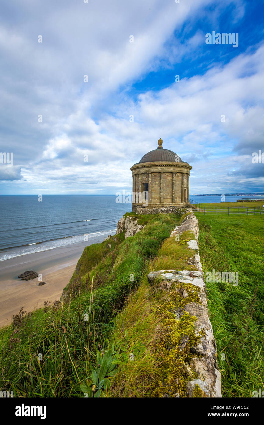 Mussenden Temple near Castlerock, Co Derry, Northern Ireland Stock ...