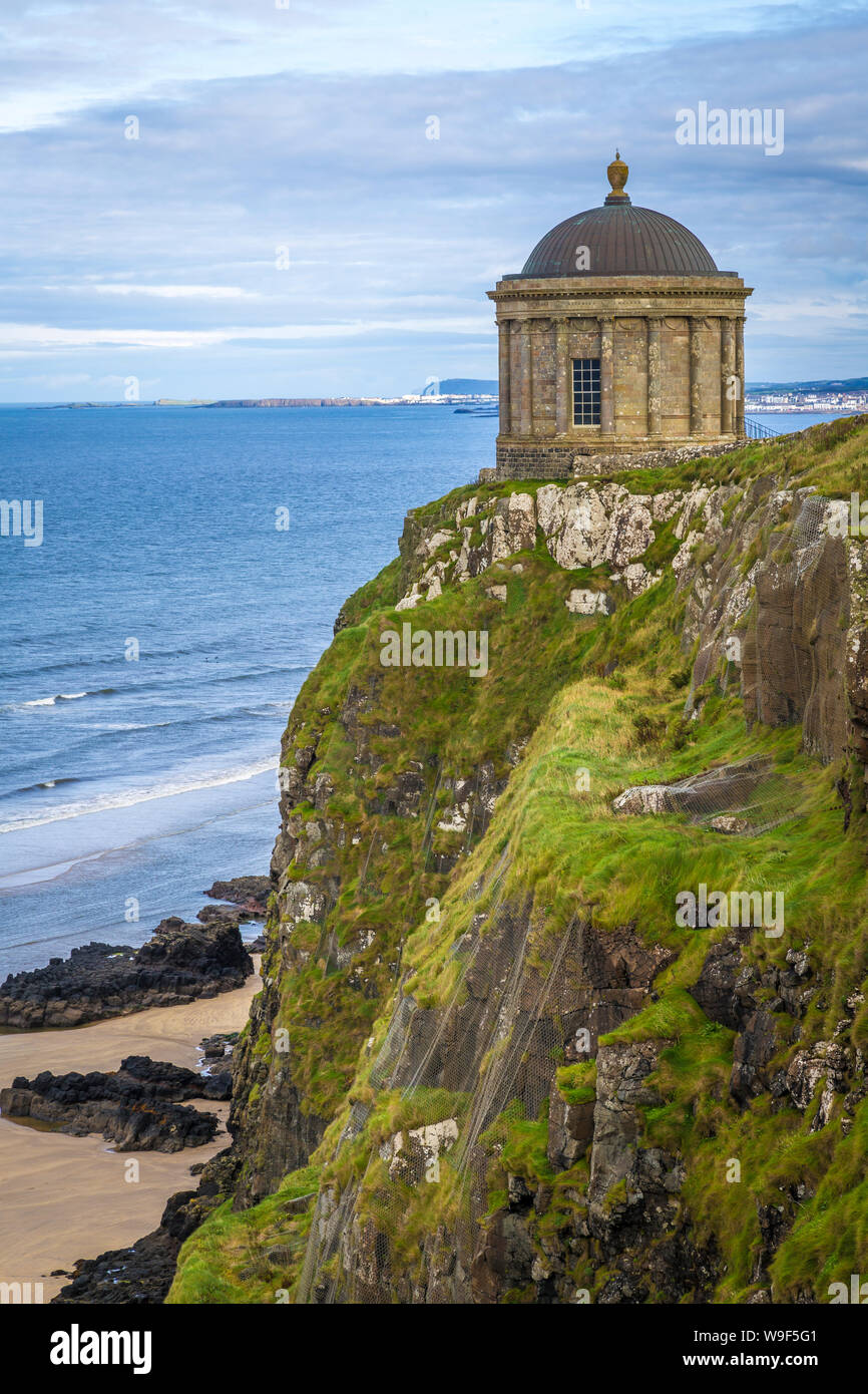 Mussenden Temple near Castlerock, Co Derry, Northern Ireland Stock ...