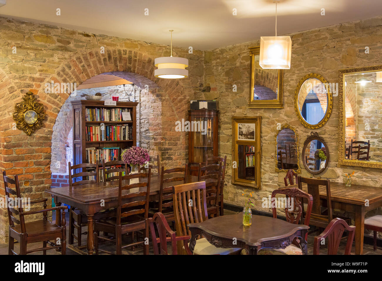 Tearoom in the Castle Ward Stock Photo - Alamy