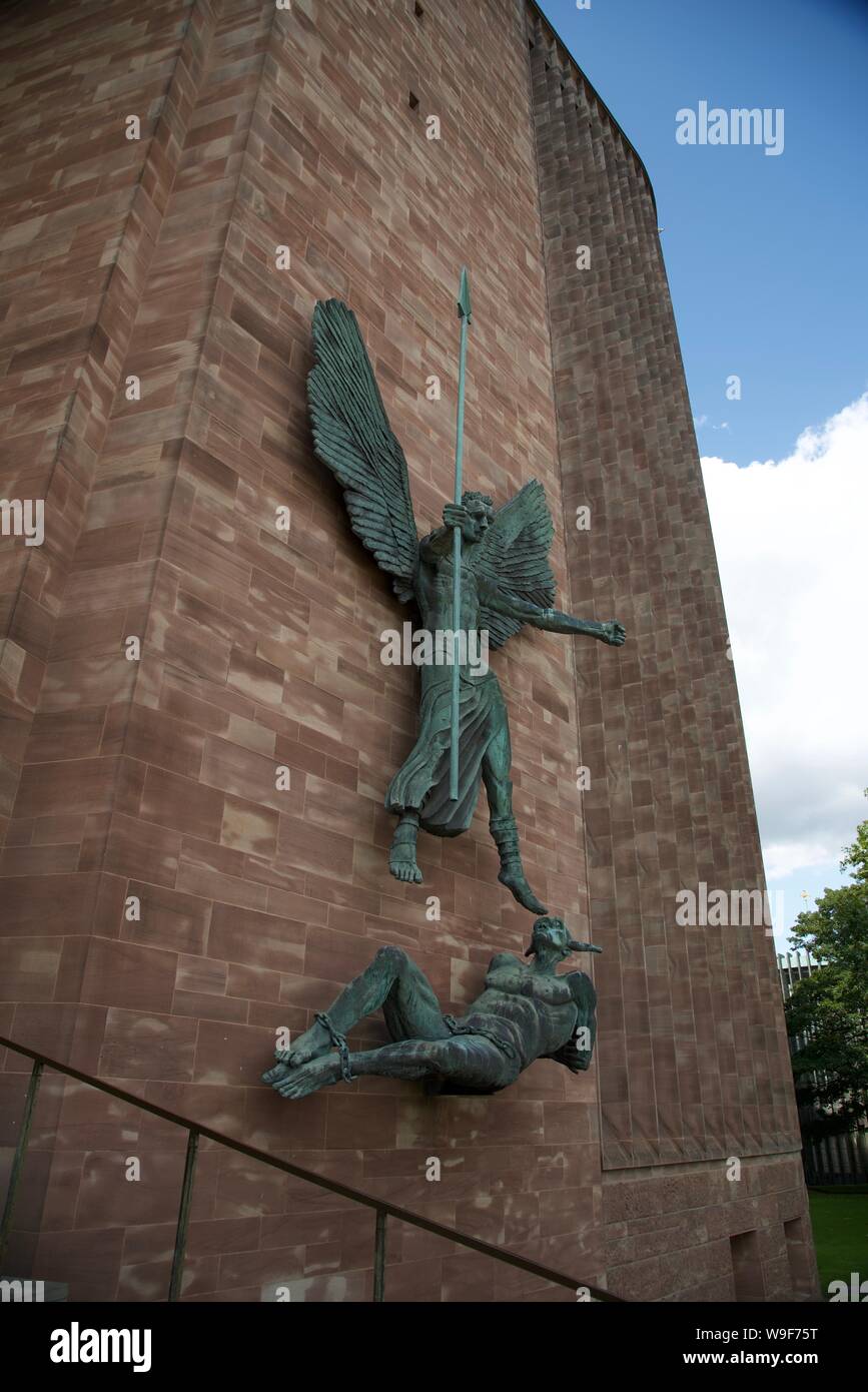 Coventry cathedral angel hi-res stock photography and images - Alamy
