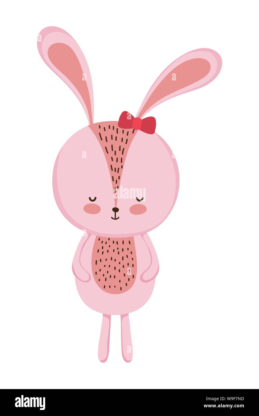 Rabbit cartoon design, Animal cute zoo life nature and fauna theme ...
