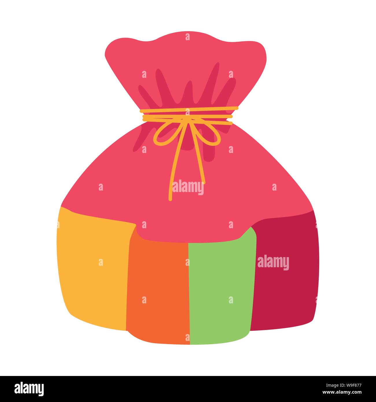 Bag sack with tie cartoon Stock Vector Image & Art - Alamy