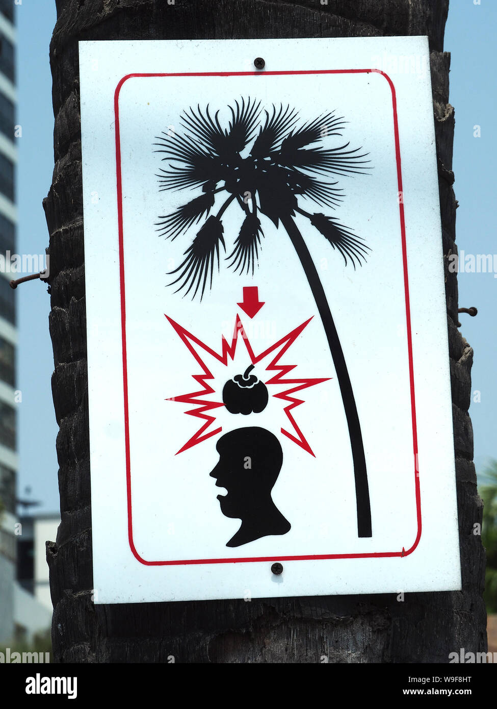 Coconut danger board hi-res stock photography and images - Alamy