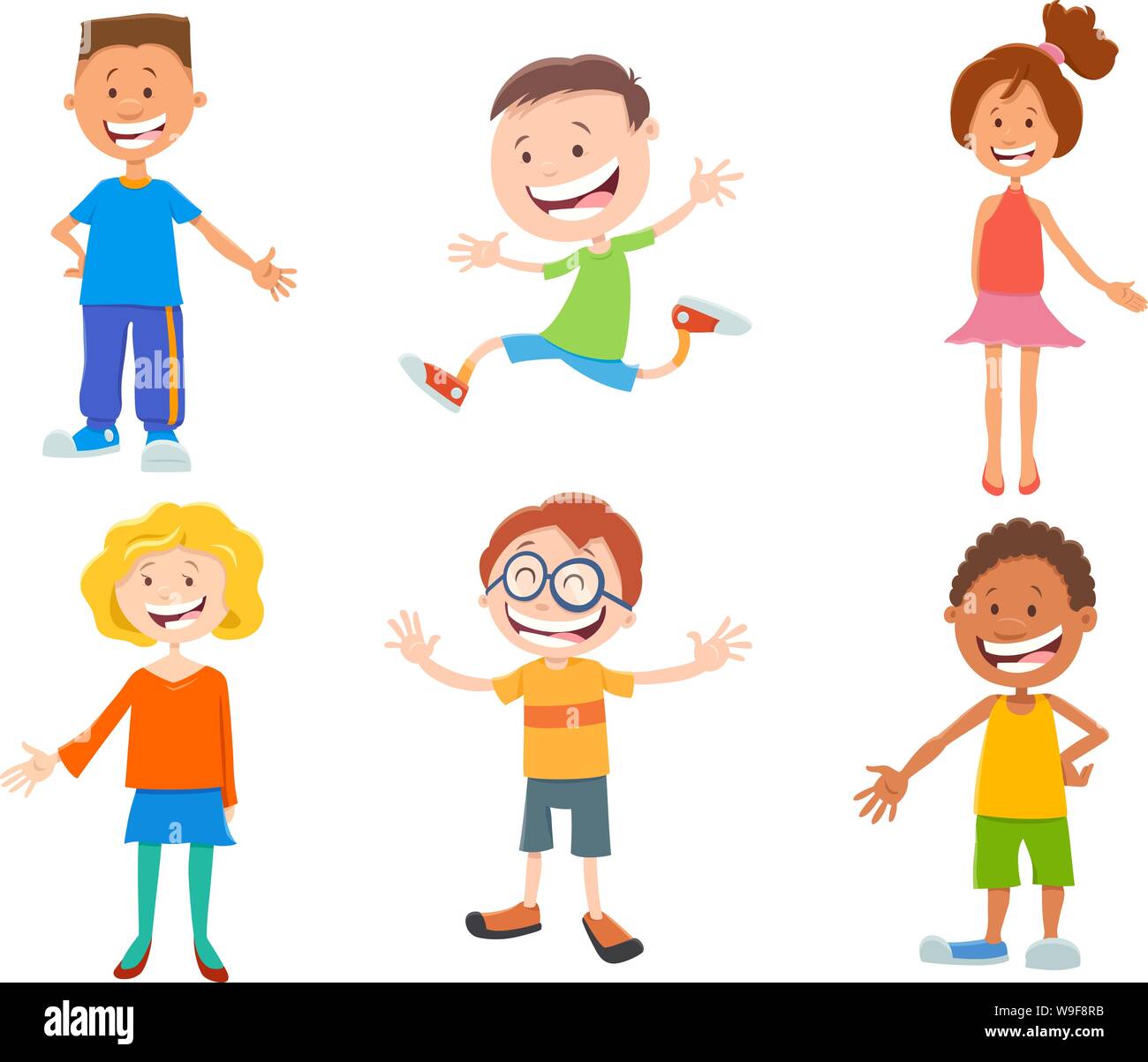 Crazy Children Cartoon