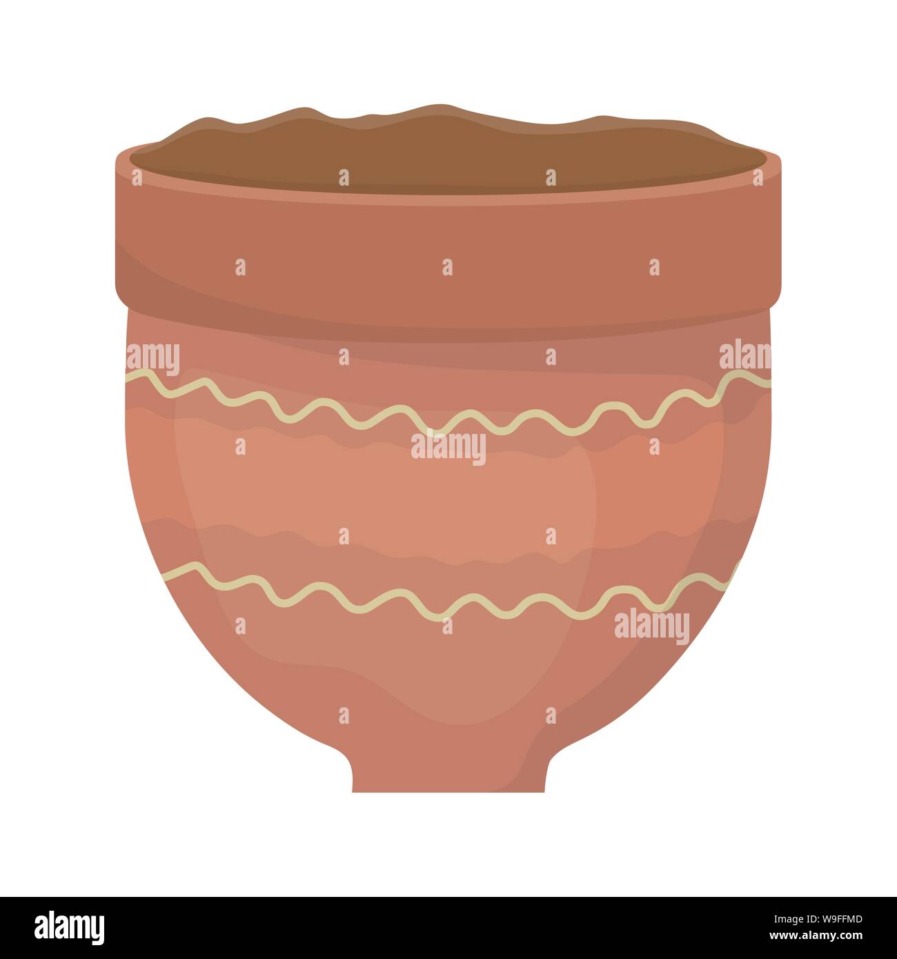 Flower pot design, floral nature plant ornament garden decoration and ...