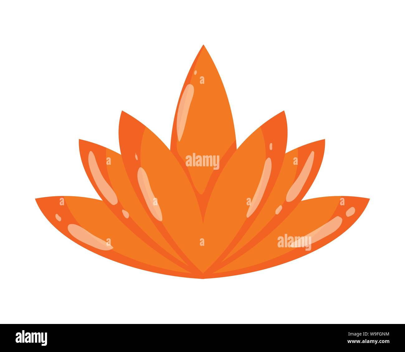 Lotus flower design, floral nature plant ornament garden decoration and ...