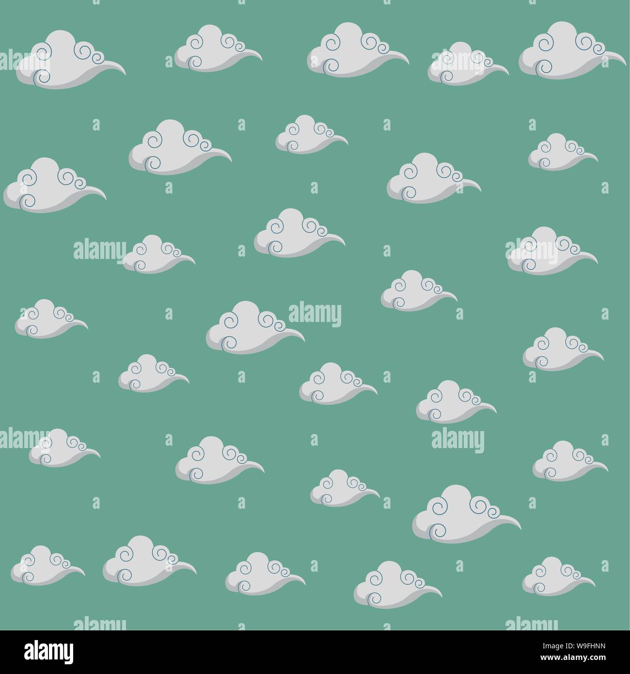 Clouds cartoon background patterns Stock Vector Image & Art - Alamy